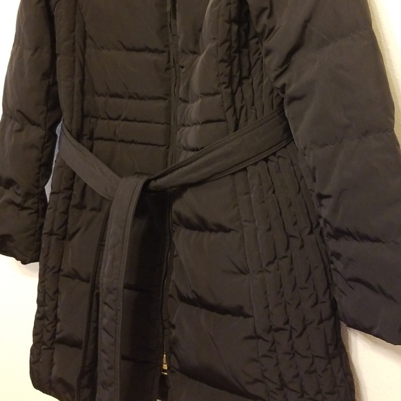 Talbots | Jackets & Coats | Talbots Belted Black Quilted Puffer Coat ...